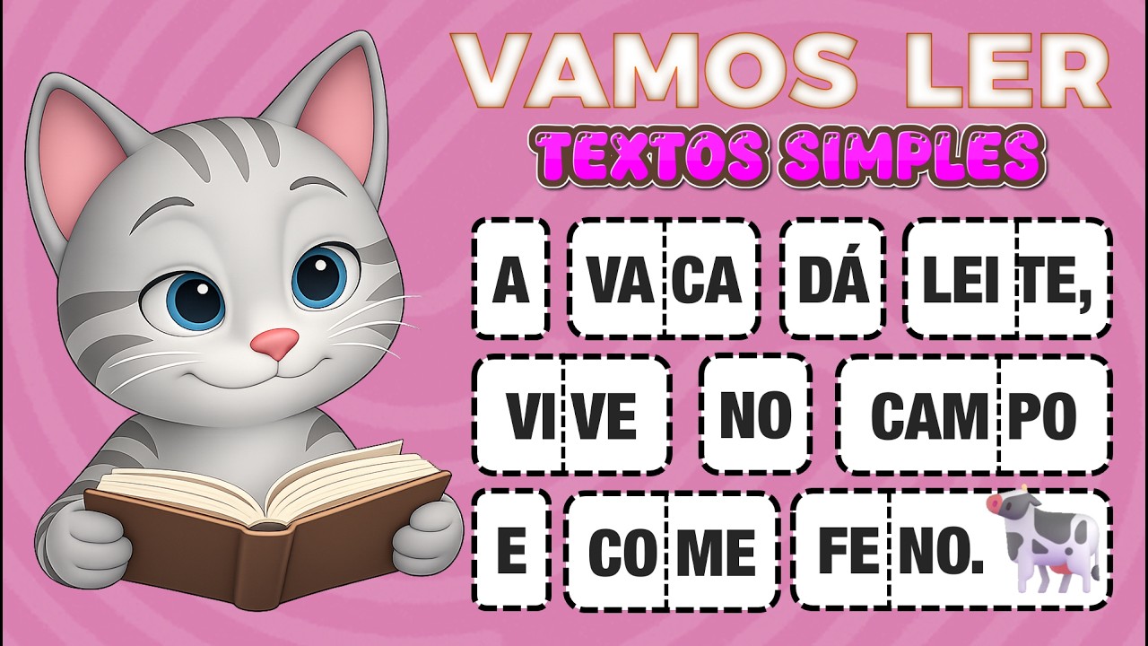 LET'S READ - Sliced ​​Texts | Simple Texts | Reading Activity | 🐄🐖Farm Animals 🐓🦃