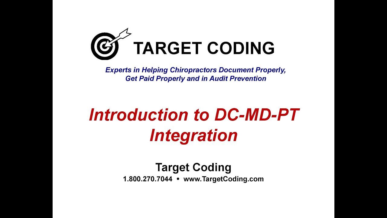 Target Coding   Introduction to DC MD PT Integration