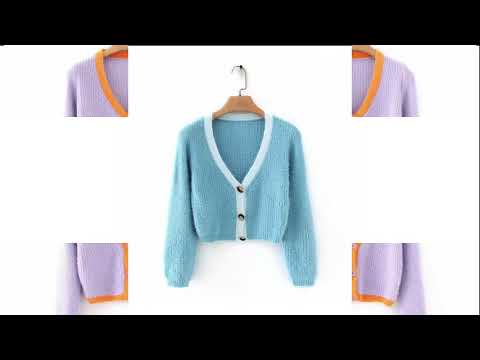 korean Vintage Cute Cardigan Sweater For Women