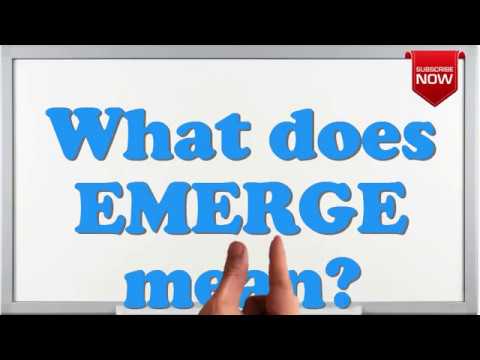 What is the full form of EMERGE?