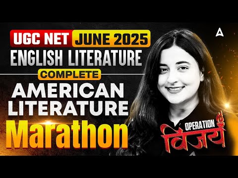 UGC NET English Literature Marathon | Complete American Literature in One Marathon By Aishwarya Mam