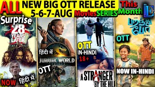 NEW Hindi OTT Release 7-AUG-2025 l JurassicWorld, 28YearsLater, Mickey17, Salakaar Series-Movies