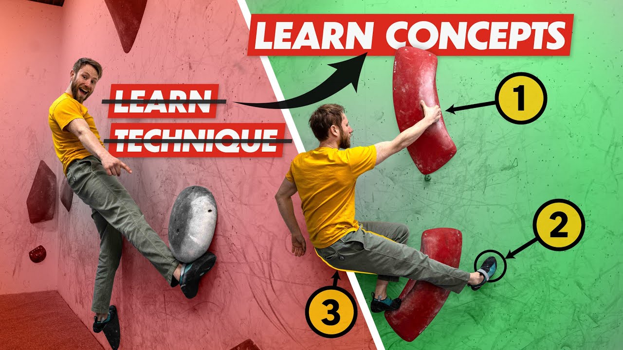 Learn 100+ Climbing Techniques With Just 4 Movement Concepts