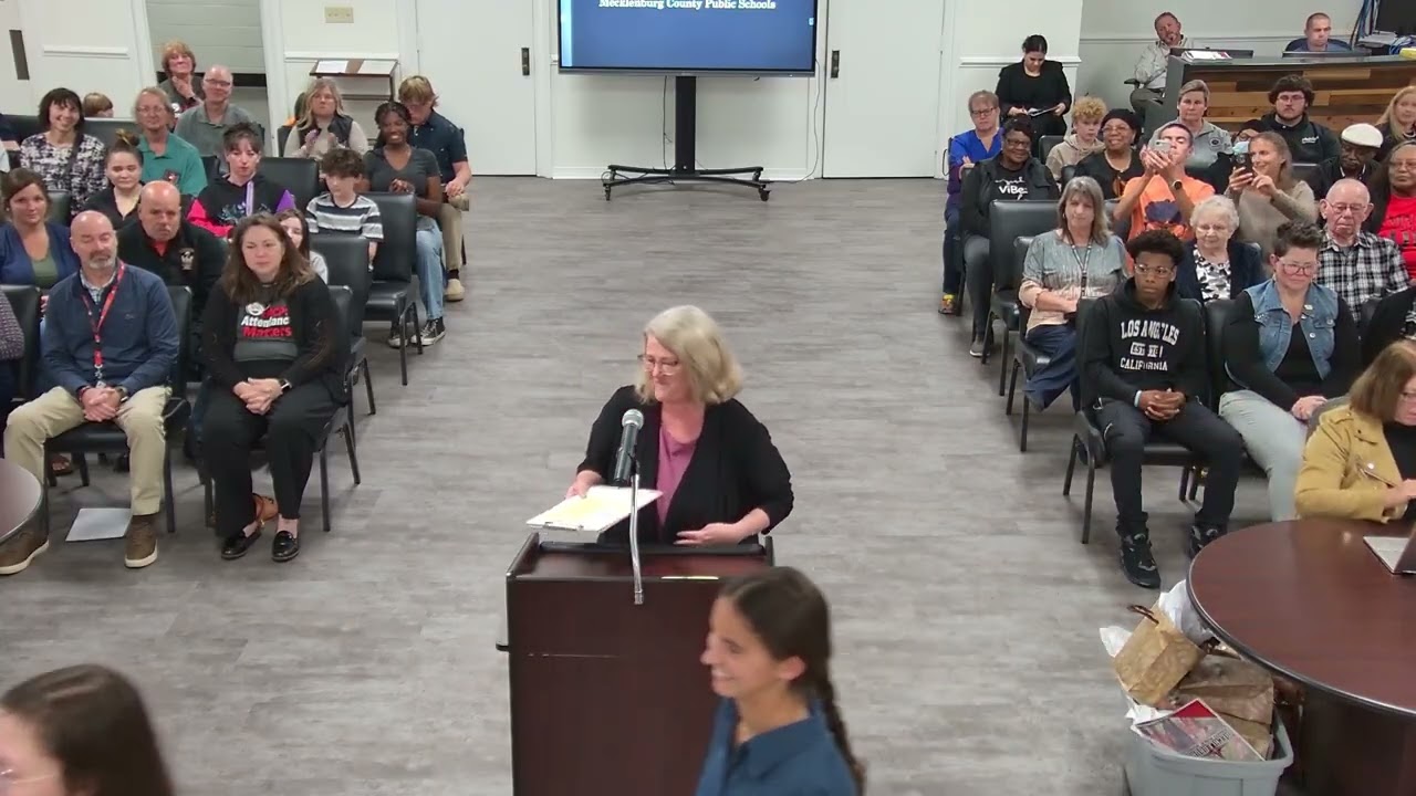 School Board Meeting Oct. 20