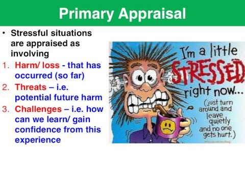 Lazarus & Folkman Transactional model of stress & coping - VCE Psychology
