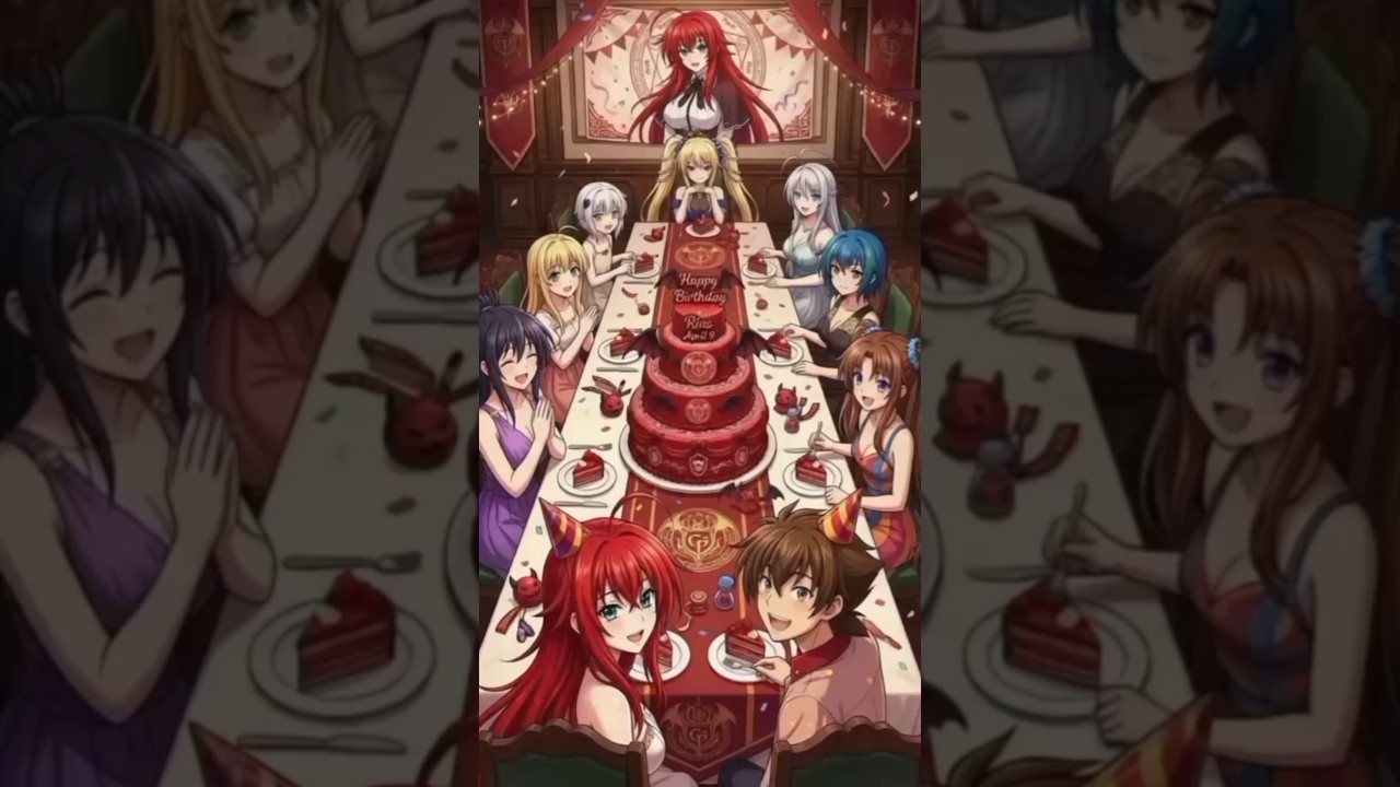 Happy Birthday Rias! 🎉 Celebrating with the Gremory Family ❤️
