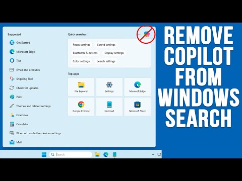 How to Remove the Ask Copilot Icon from the Windows Taskbar Search