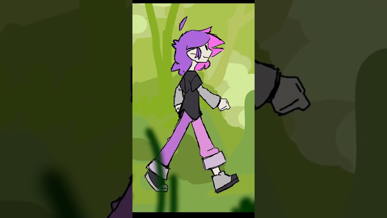 Walk cycle animation #animation #oc #process