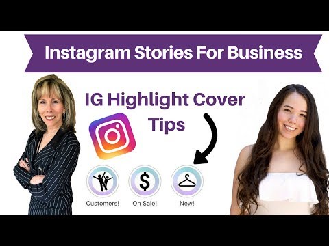 Instagram Stories for Business & Story Highlight Covers