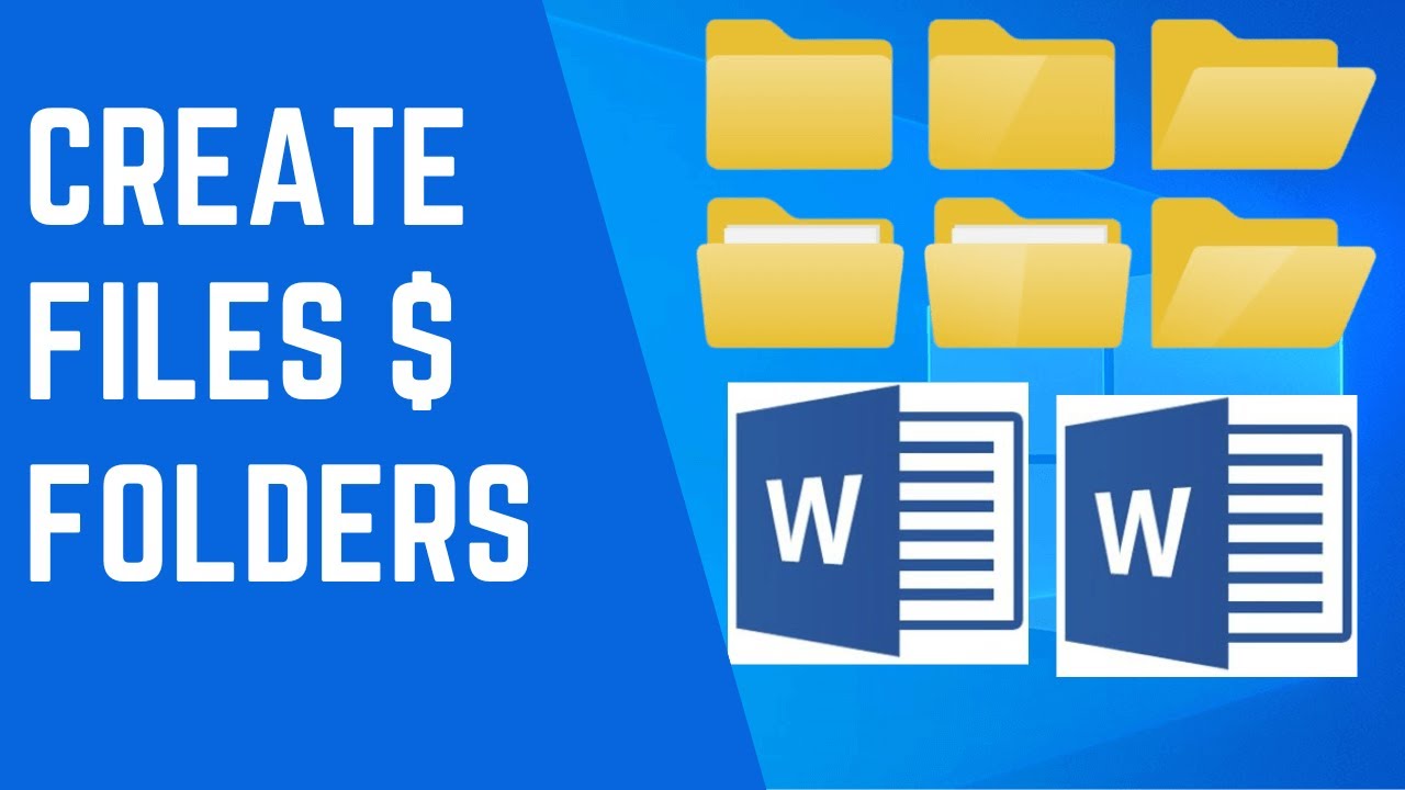 Beginner Tutorial: How To Create Files And Folders On Windows PC