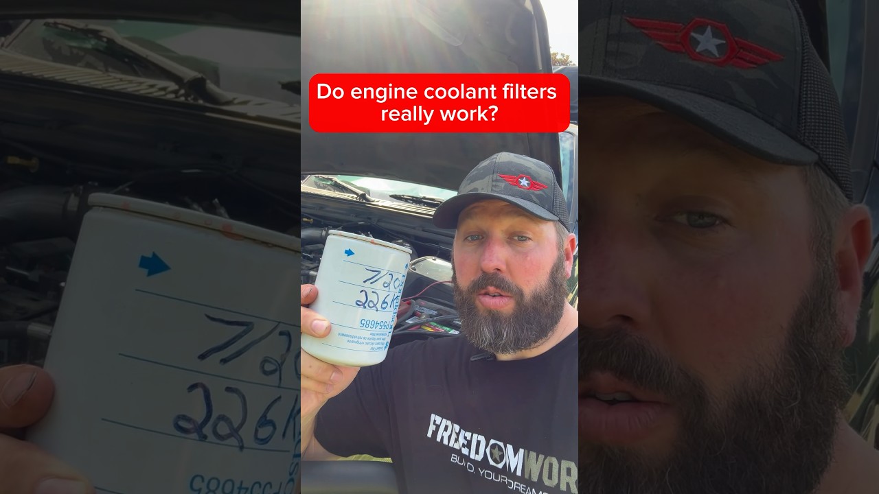 Do Engine Coolant Filters Work? #diesel #mechanic #engineering