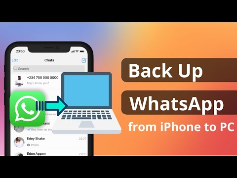 [2 Ways] How to Backup WhatsApp from iPhone to PC 2025