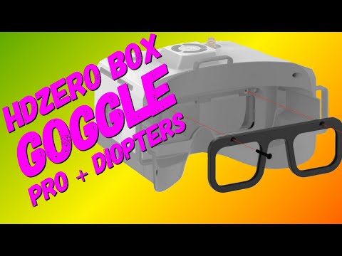 HDzero Box Goggle Custom lense Diopters