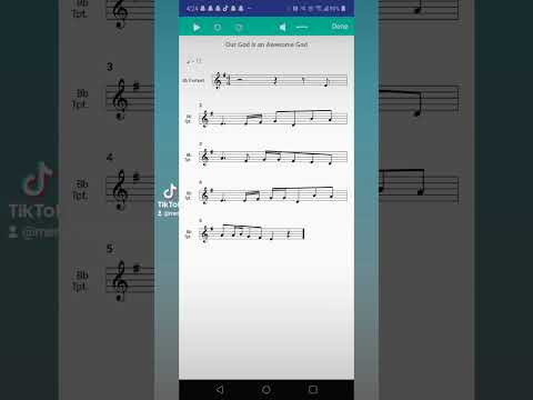 Our God is an Awesome God trumpet sheet music Thank me later my fellow trumpet players 🎺