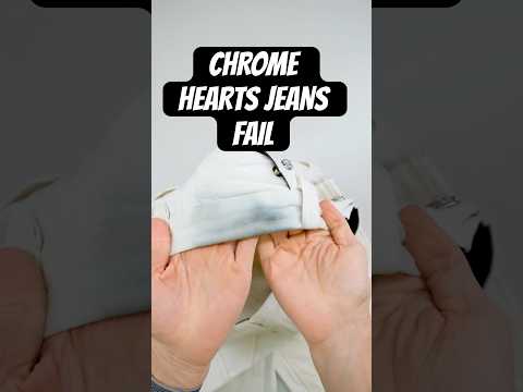 Chrome Hearts Jeans Suck #fashionfail #chromehearts