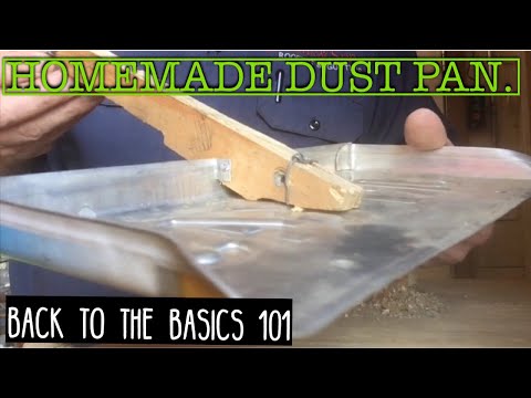 1950s dust pan. How to make for free.