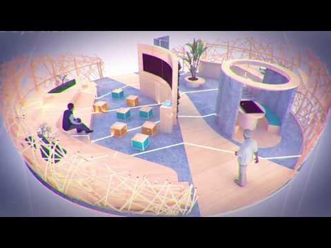 Viola Communications created a temporary stand for Abu Dhabi's Government Services (TAMM)