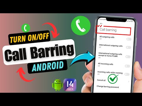 How To Turn On/Off Call Barring On Android | Activate Call Barring 2024
