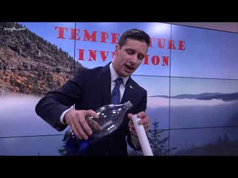 Temperature inversion demonstrated live