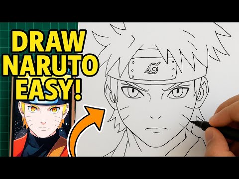 How to Draw Naruto Uzumaki Step by Step | Easy Anime Drawing for Beginners