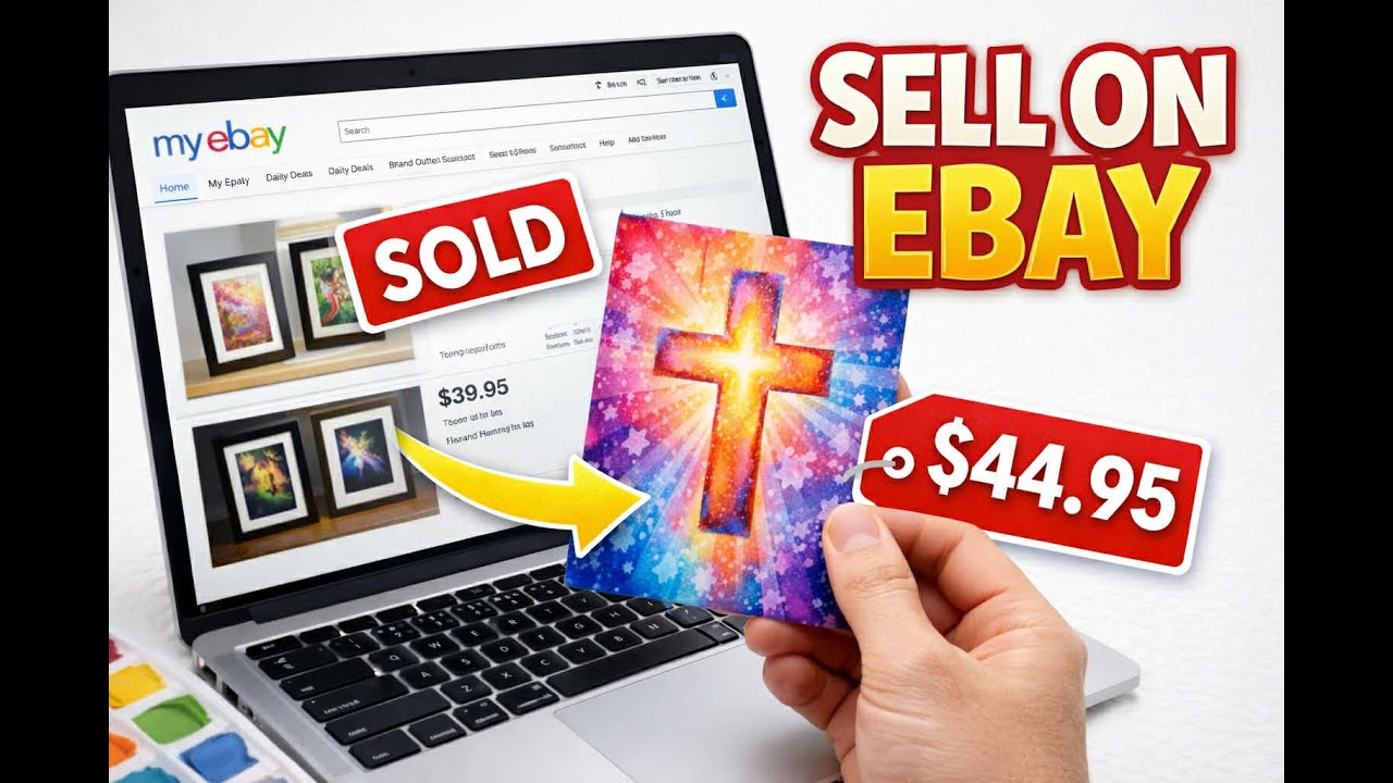 How I Sell Art on eBay (Quick + Cheap)