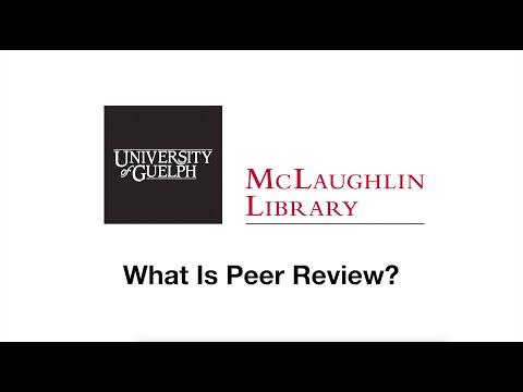What Is Peer Review