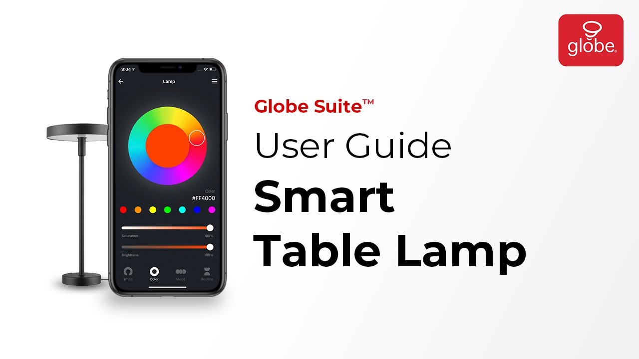 Smart Table Lamp – Set Up and User Guide | Globe Smart Home