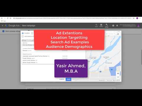 Google Adwords: Ad Extensions, Location Targeting, Search PPC Ad Example & Audience Demographics P-2