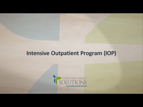 Adult Intensive Outpatient Programs (IOPs)