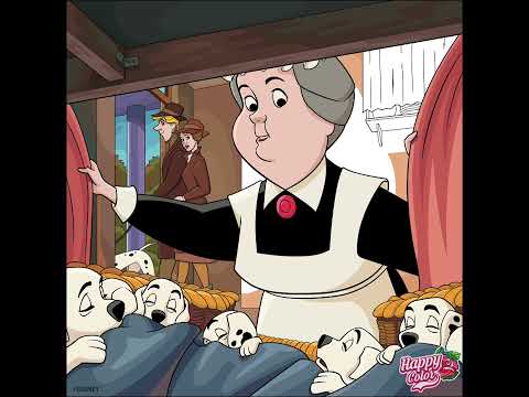 Disney's 101 Dalmatians Coloring Page π¨