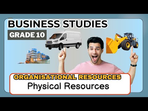 "Business Studies Grade 10: Physical Resources Explained 🏢🔧📦"