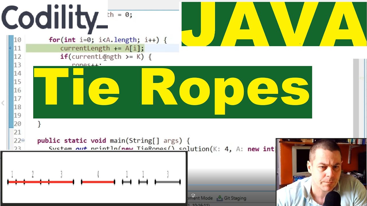 Codility TieRopes Java solution