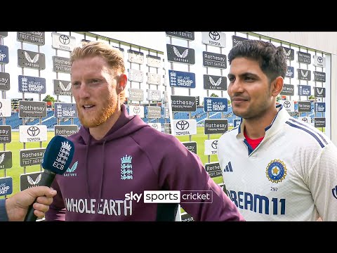 Ben Stokes and Shubman Gill react to INCREDIBLE first England vs India Test π£οΈ