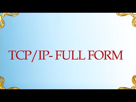 TCP- IP FULL FORM | FULL FORM OF TCP -IP | टीसीपी-आईपी फुल फॉर्म