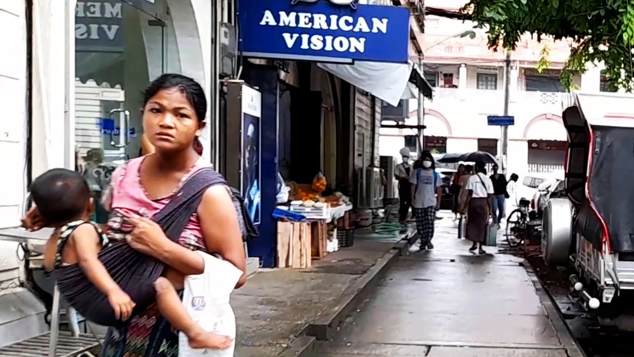 Walk Around American Vision Yangon Myanmar