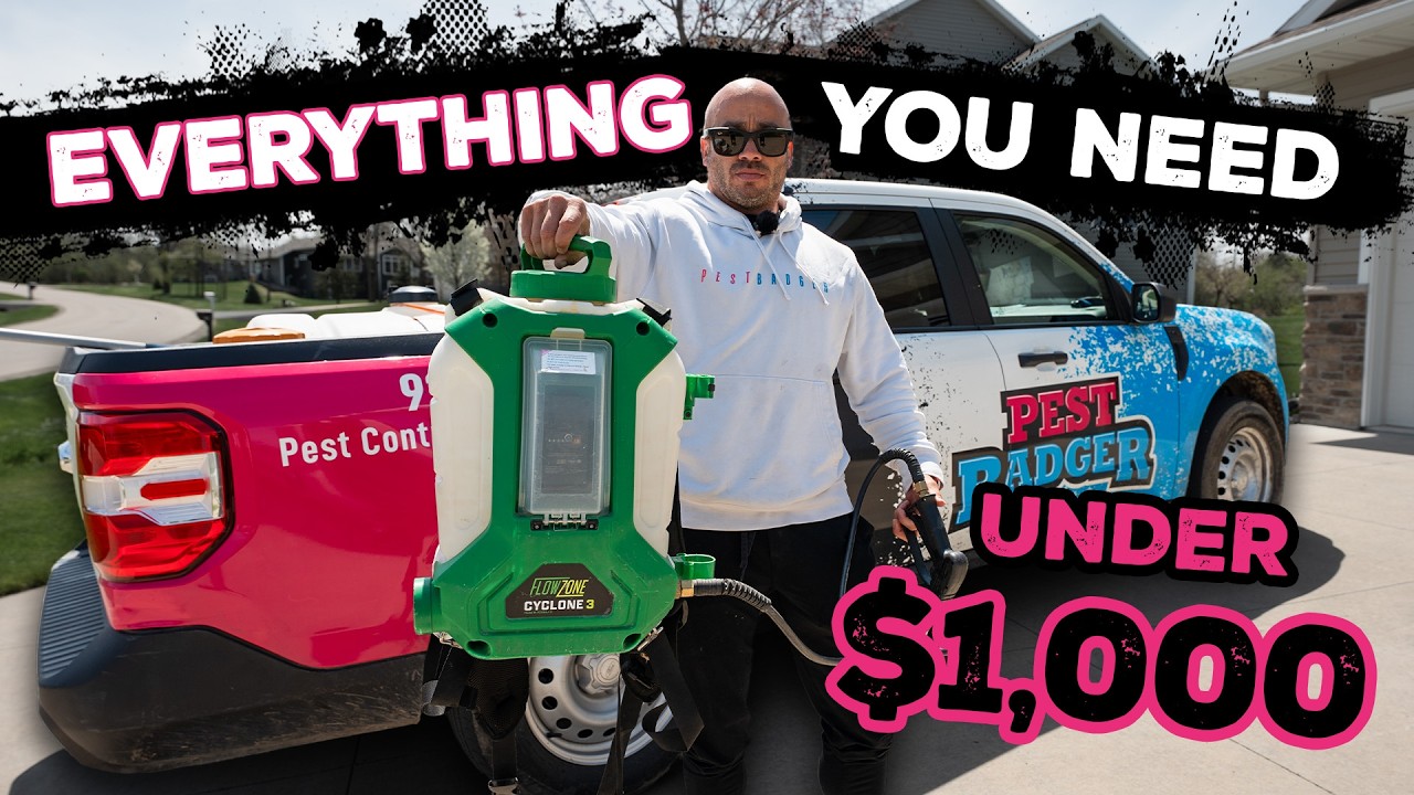 Start a Pest Control Business With UNDER $1,000 | The 5 Tools You Need To Start Servicing