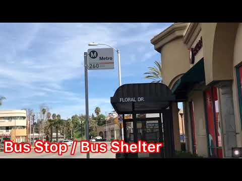 Bus Stop/Bus Shelter - A designated place where buses stop for passengers to board or exit the bus*