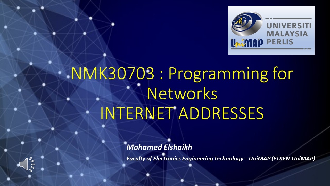 Lec 06 Internet Address 1
