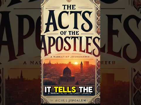 The book of Acts Explained #biblestories #faithstories