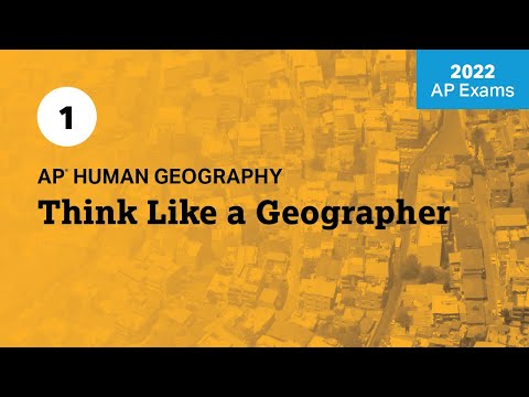 2022 Live Review 1 | AP Human Geography | Think Like a Geographer