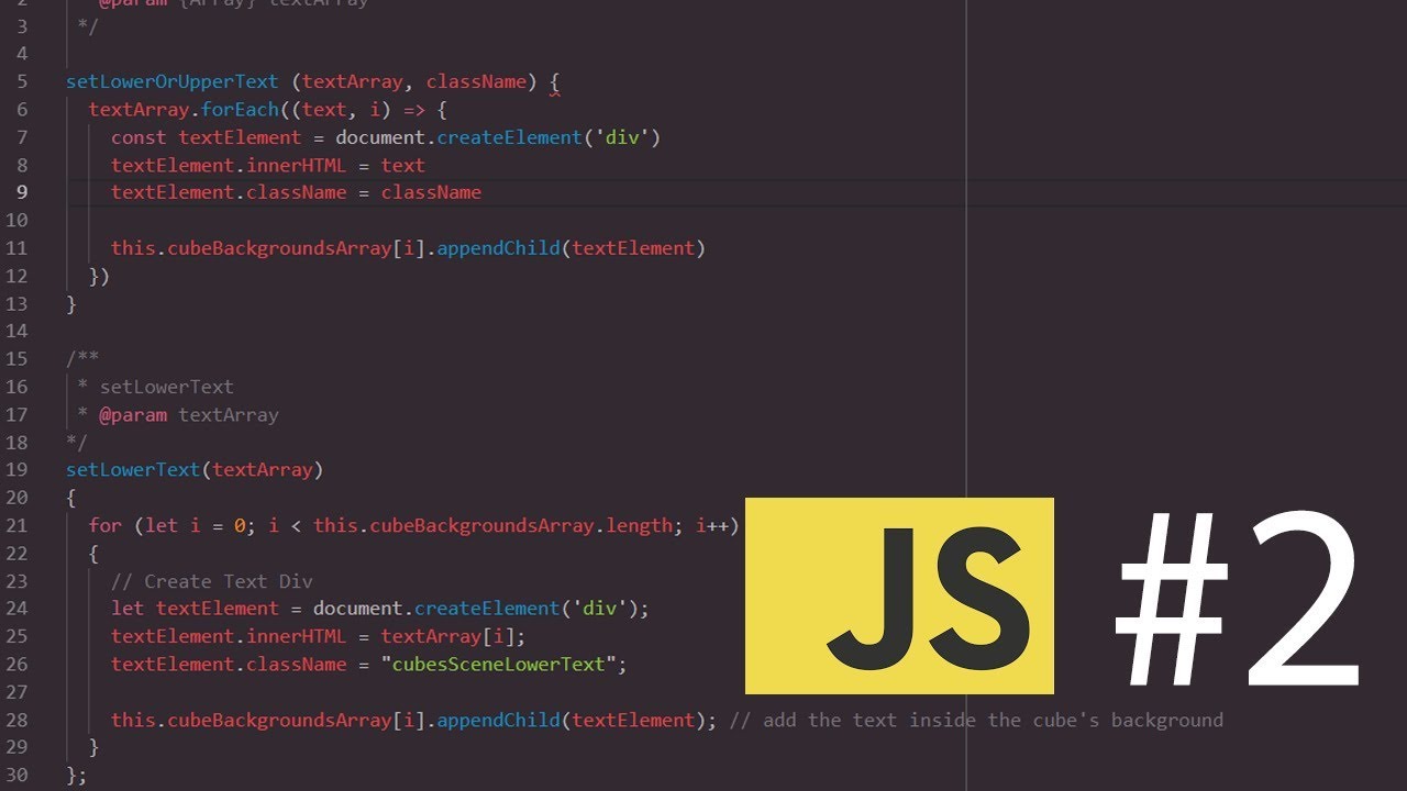 Code refactoring: JS #2