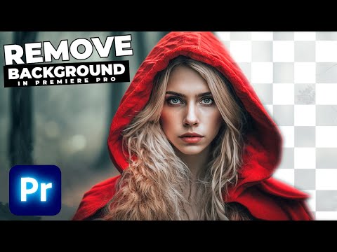 REMOVE The BACKGROUND From A VIDEO In Premiere Pro