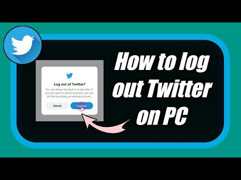 How to log out Twitter on PC