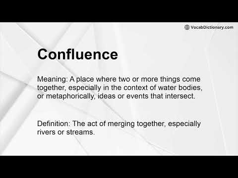 Confluence Meaning