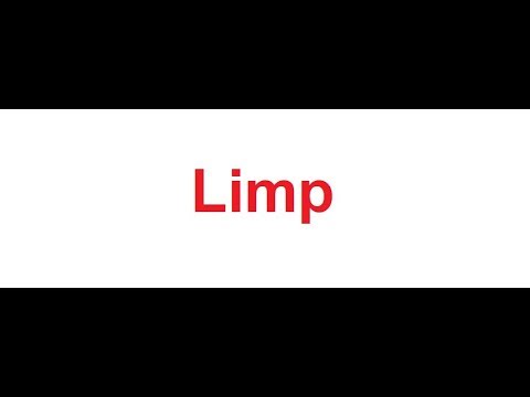 Limp meaning in Hindi