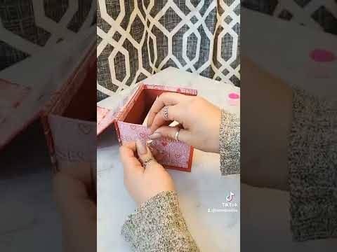 Easy DIY confetti explosion box 🎊 #valentinesday #diy #valentinesgiftideas
