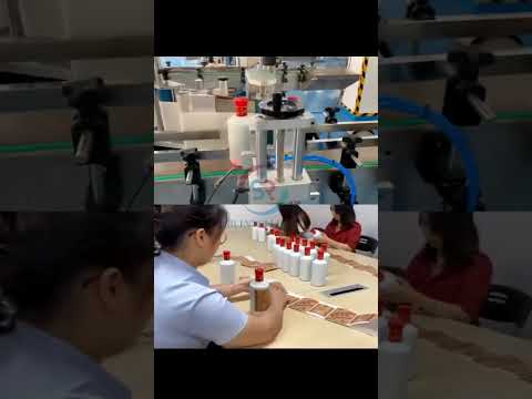 Stick label manually or use a labeling machine?