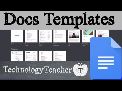 How to use Template in Google Docs