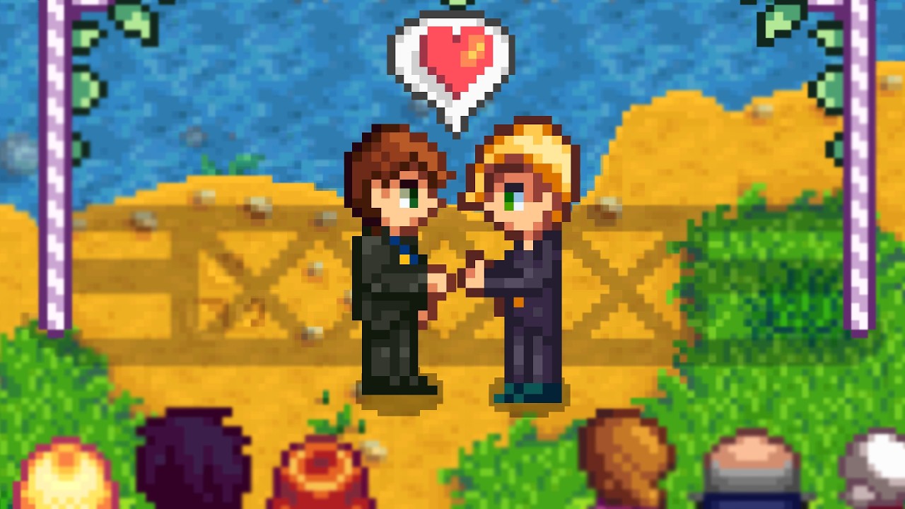 The Stardew mod where Sam marries Alex