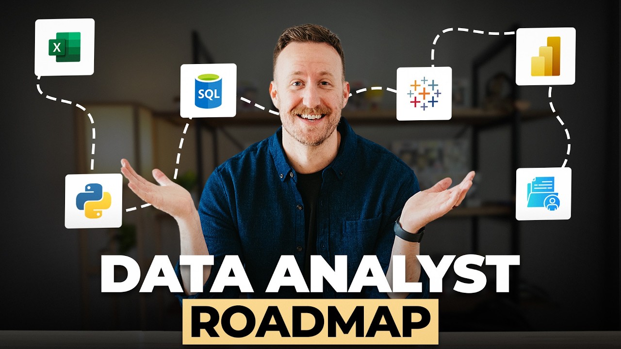 The EASIEST Way To Become a Data Analyst in 2026 (skills + portfolio + job search)